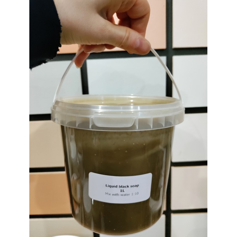 Musta Oliiviöljysaippua pakkaus 0,1 litraa - Roseborg Oy - Loviisa